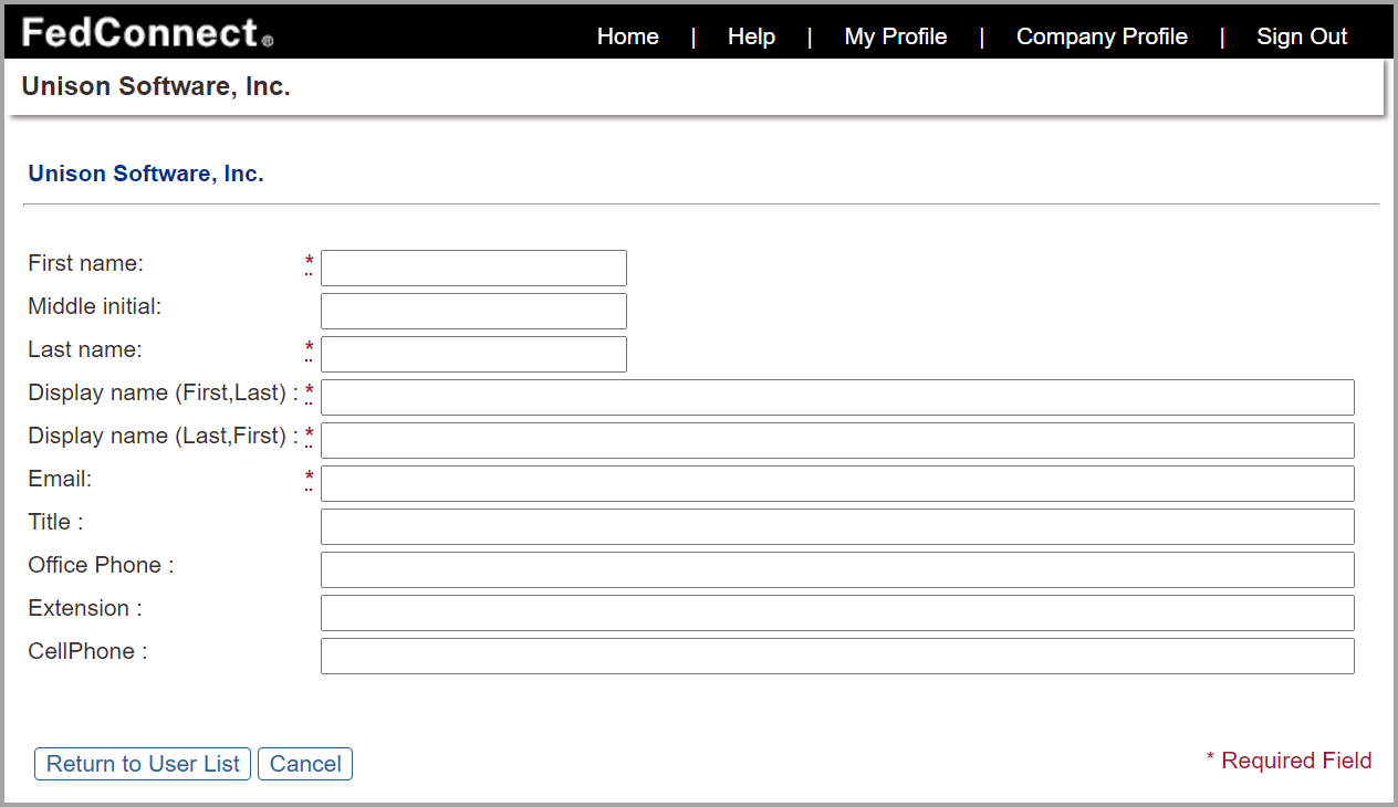 Managing Your Company's Users