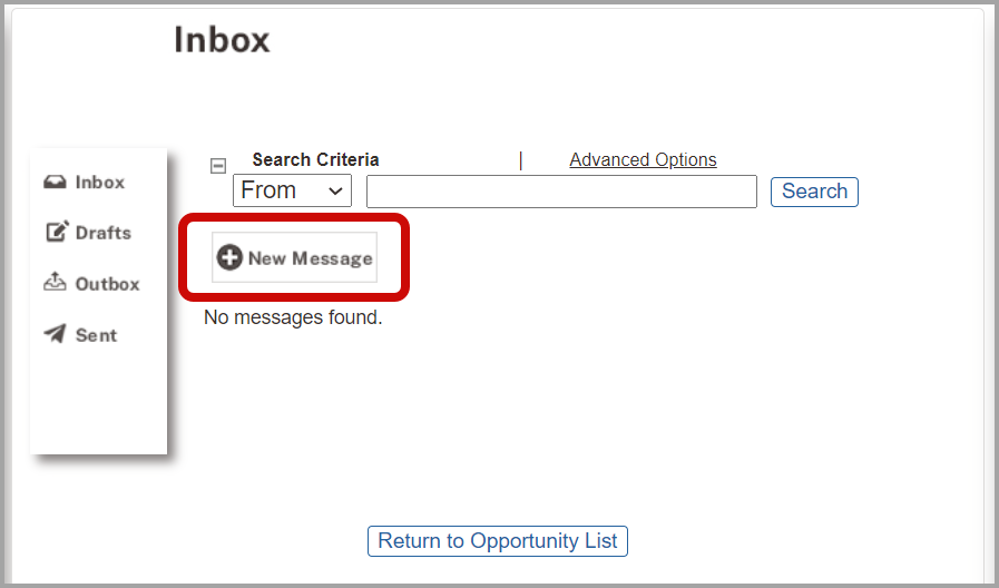 Using the Award Message Center