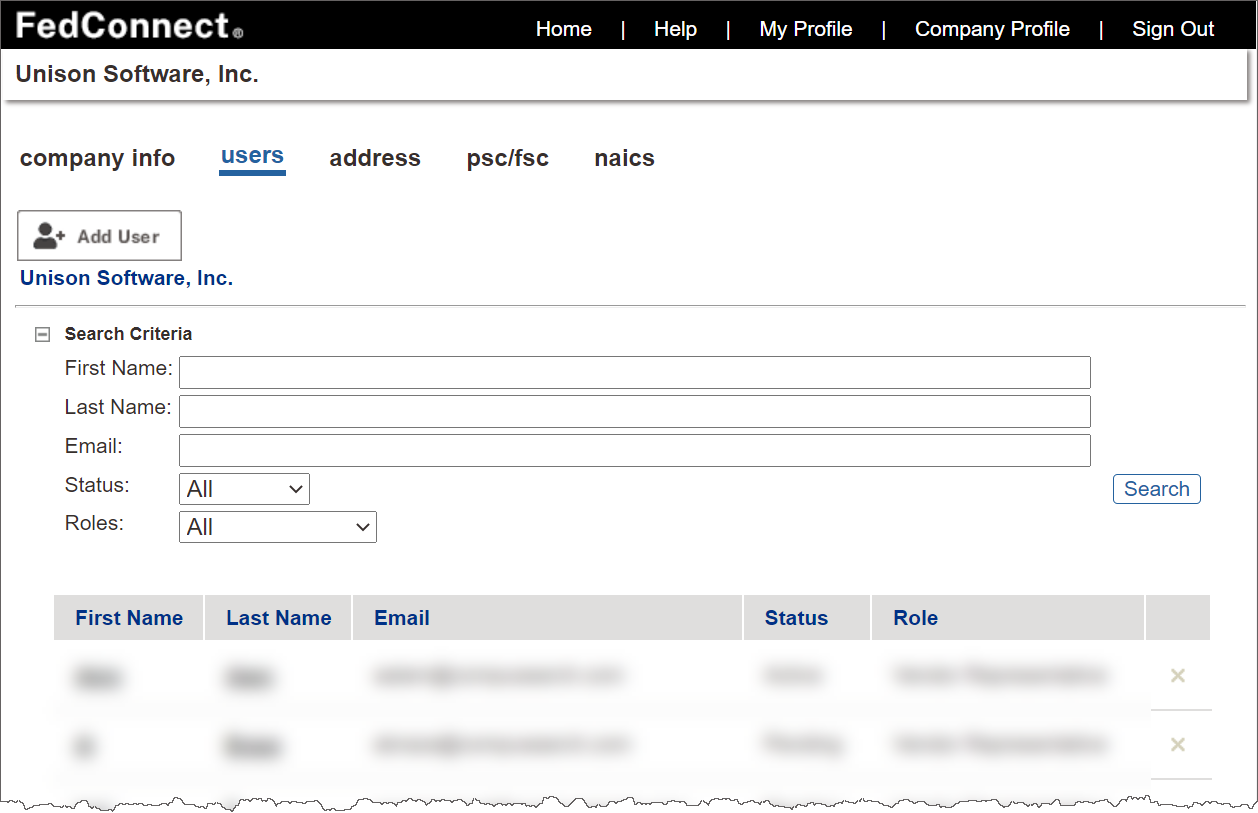 Managing Your Company's Users