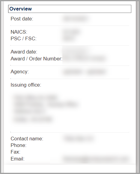 Using the Award [Summary] Page