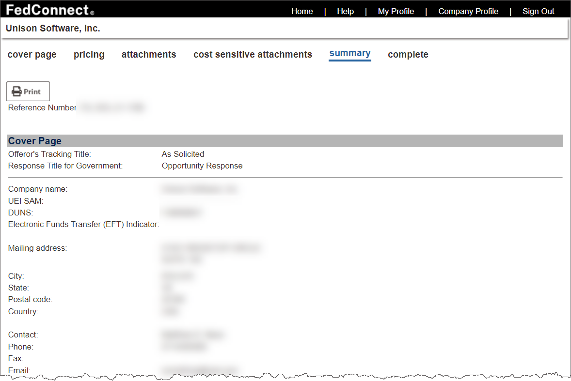 Responding to an Opportunity